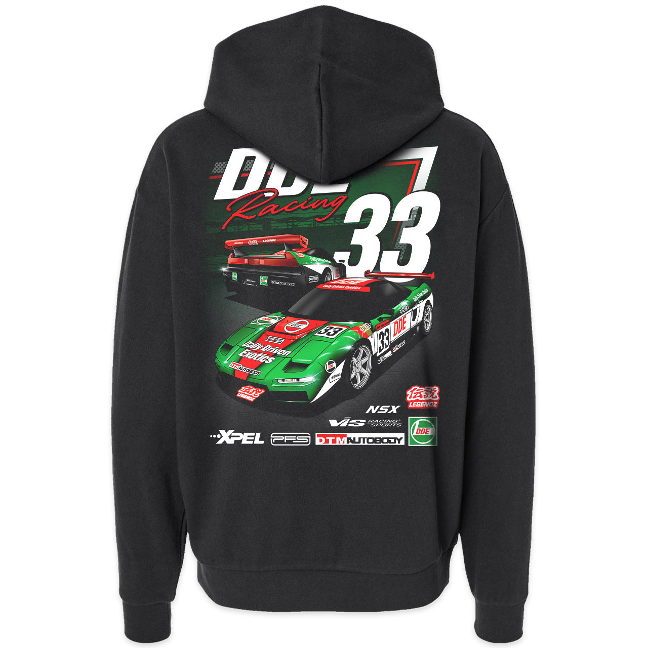 NSX Hoodie (limited time only) | Daily Driven Exotics – DDE Merch Garage